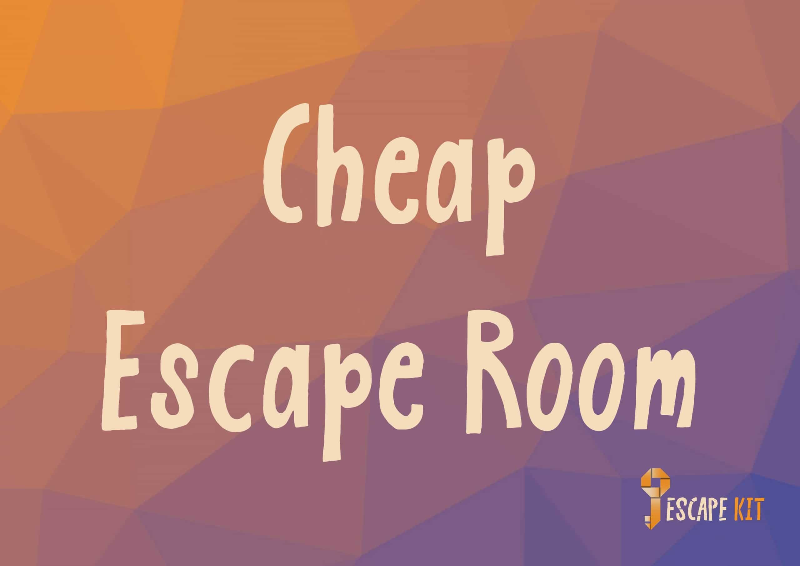 Escape Room Cheap! Our tips & tricks - Escape Room kit