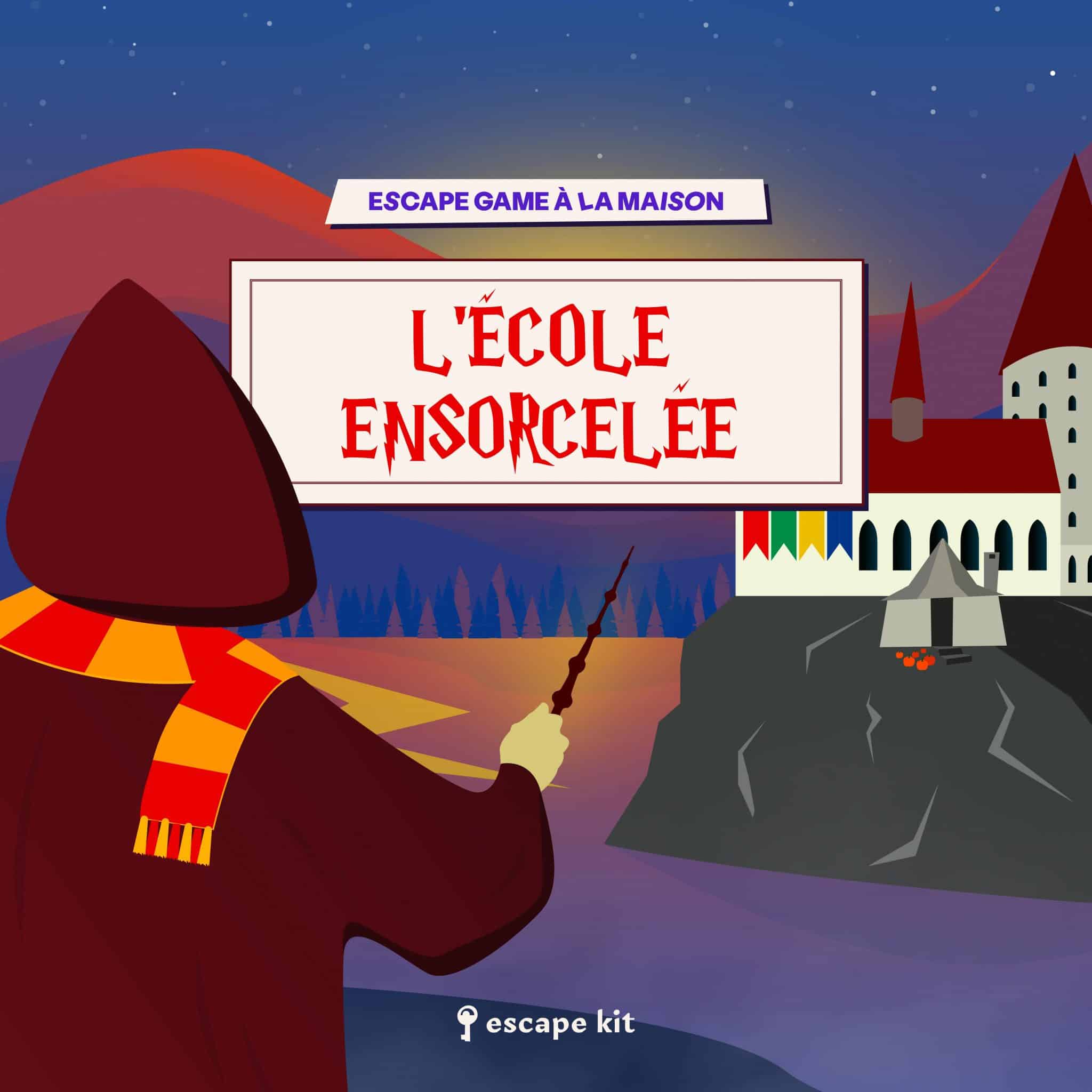 Escape Game Harry Potter - Ecole Ensorcelée - Escape Kit enfants
