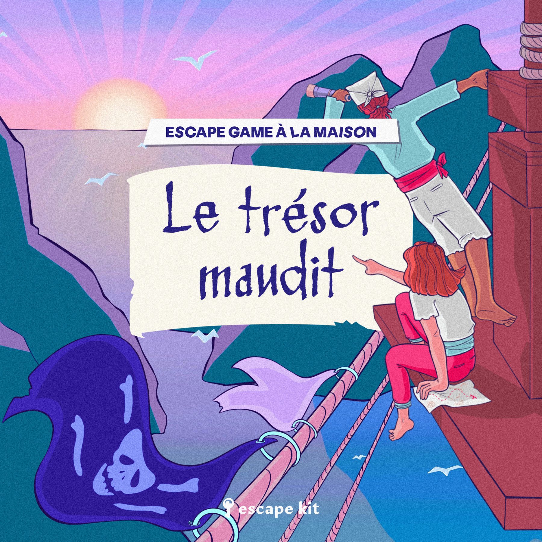 Escape Game PIRATE - CHASSE AU TRÉSOR - Le trésor maudit