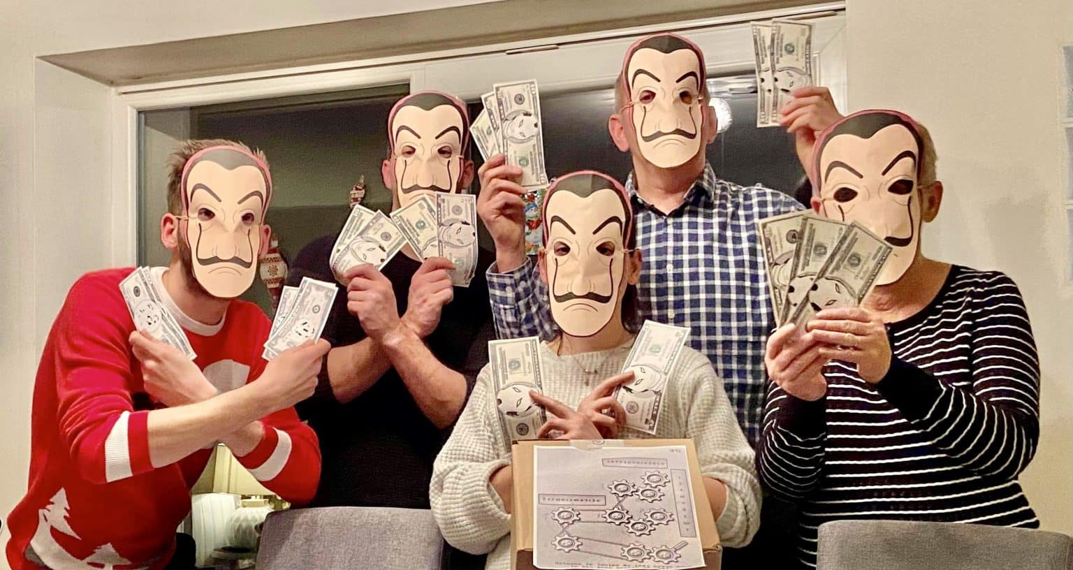 Escape Room - Casa de papel - Robo del siglo - Escape Kit adultos