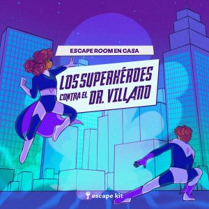 Escape room superhéroes - Escape Kit niños - Marvel / DC Comics