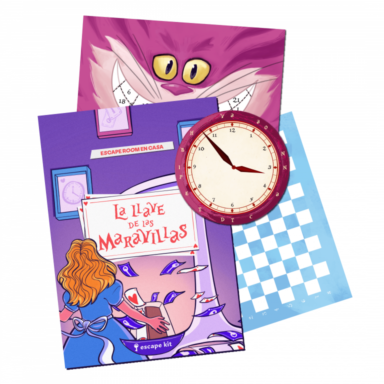 Escape Room Alicia en el País de las Maravillas - Escape Kit niños