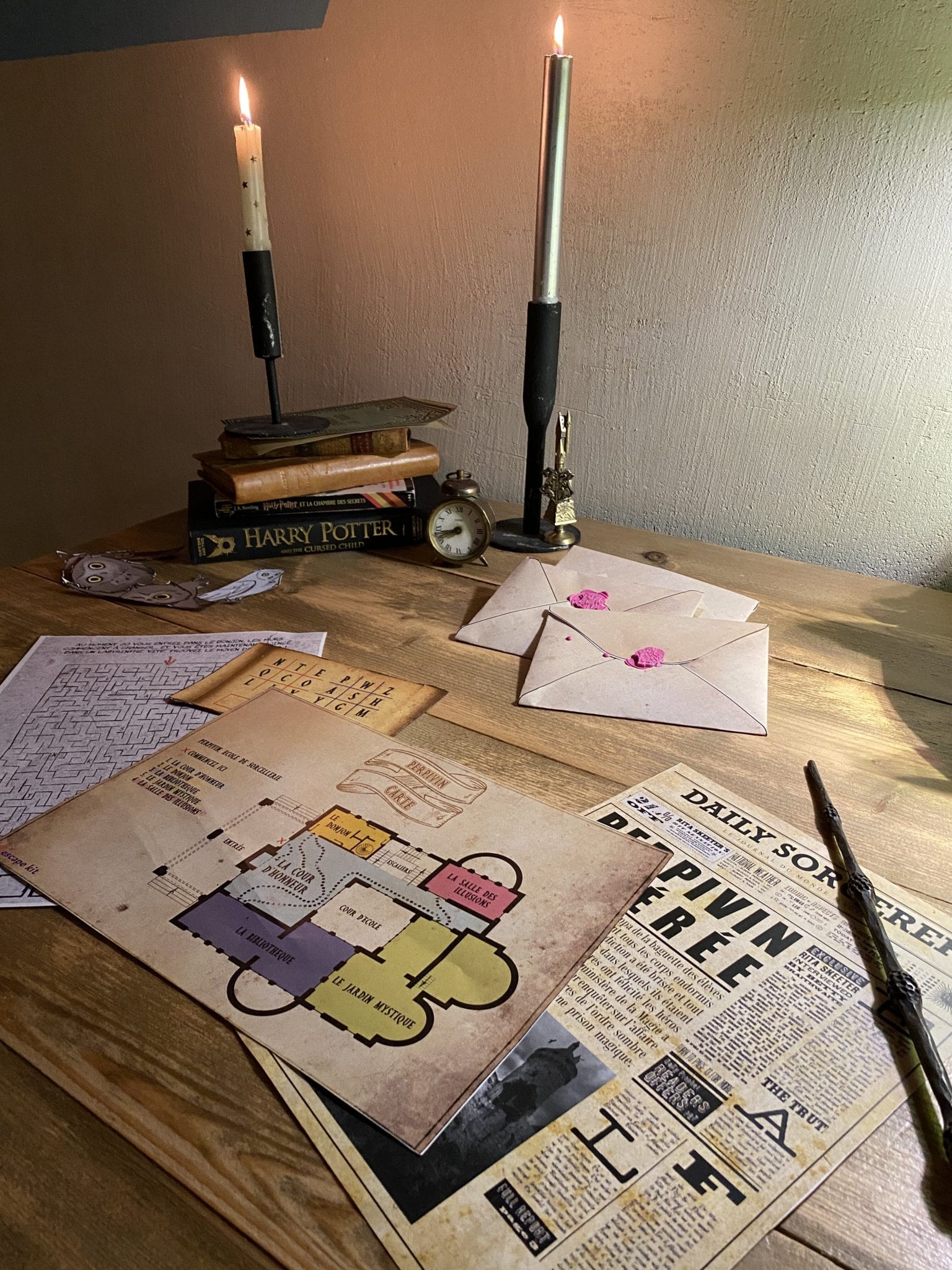 Escape Room Harry Potter - Escuela embrujada - Escape Kit niños