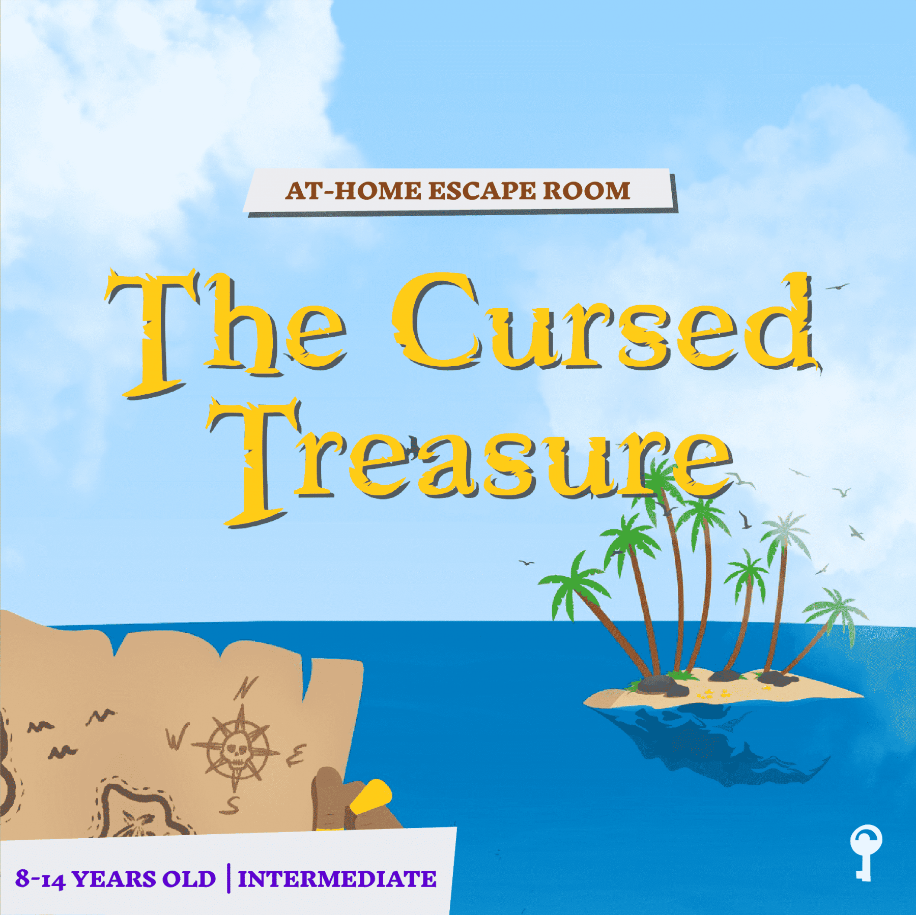 Pirate Escape Room – The cursed treasure – Escape Kit Kids
