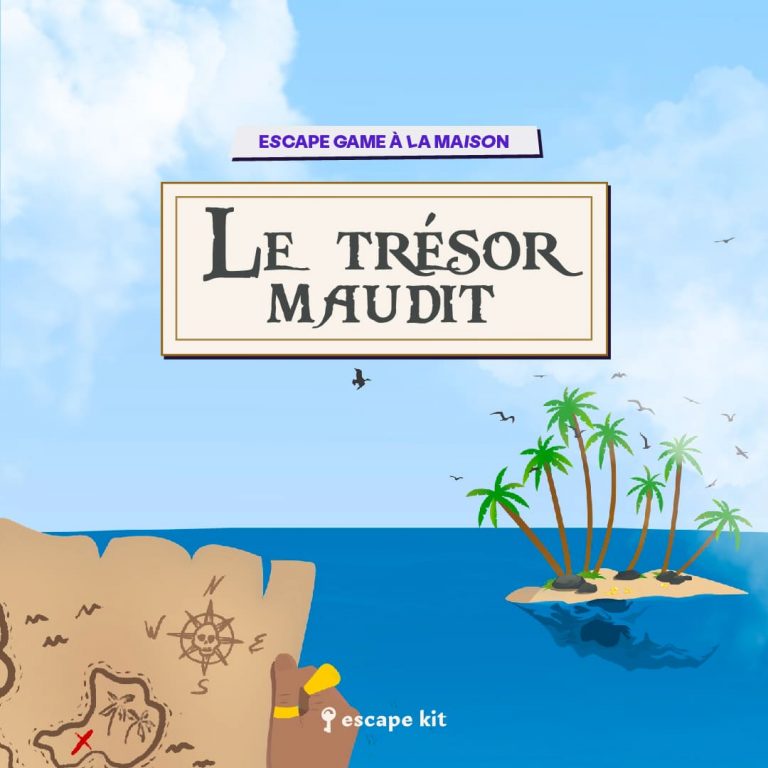 Escape Game PIRATE - Le trésor maudit - Escape Kit enfants