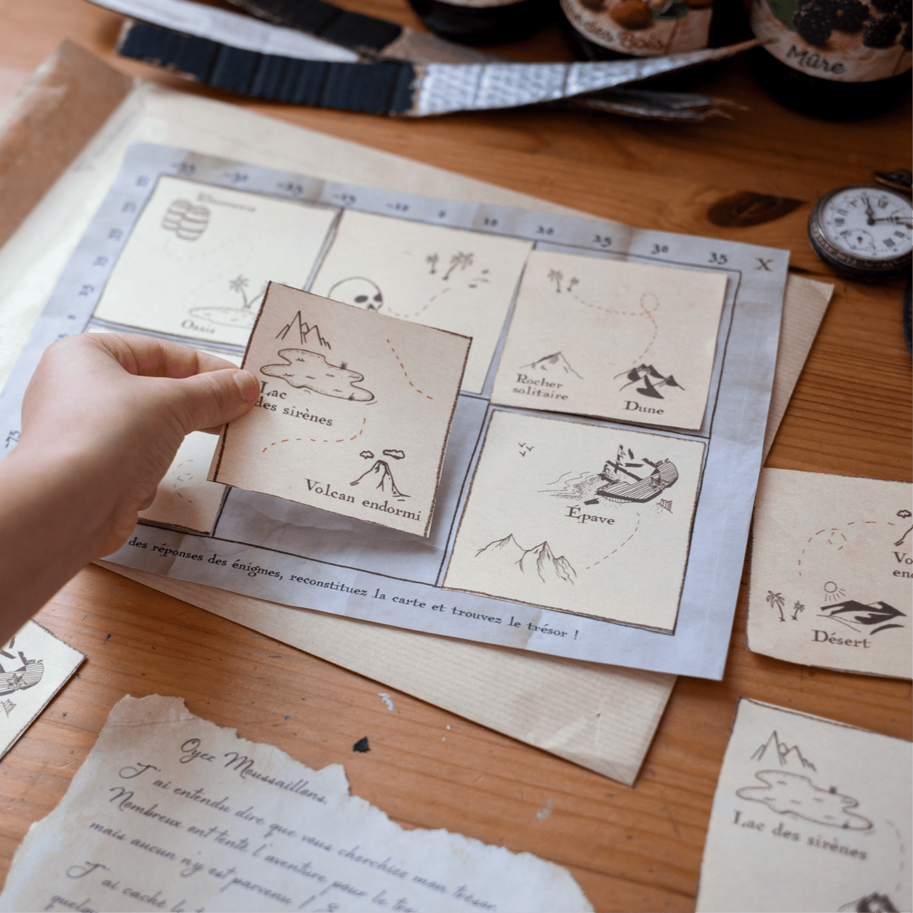 Escape Room pirata per bambini - Il tesoro maledetto - Escape Kit