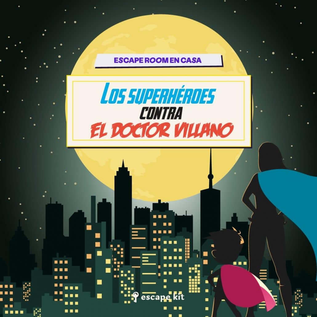 Escape room superhéroes - Escape Kit niños - Marvel / DC Comics