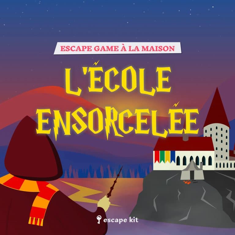 Escape Game Harry Potter - Ecole Ensorcelée - Escape Kit enfants