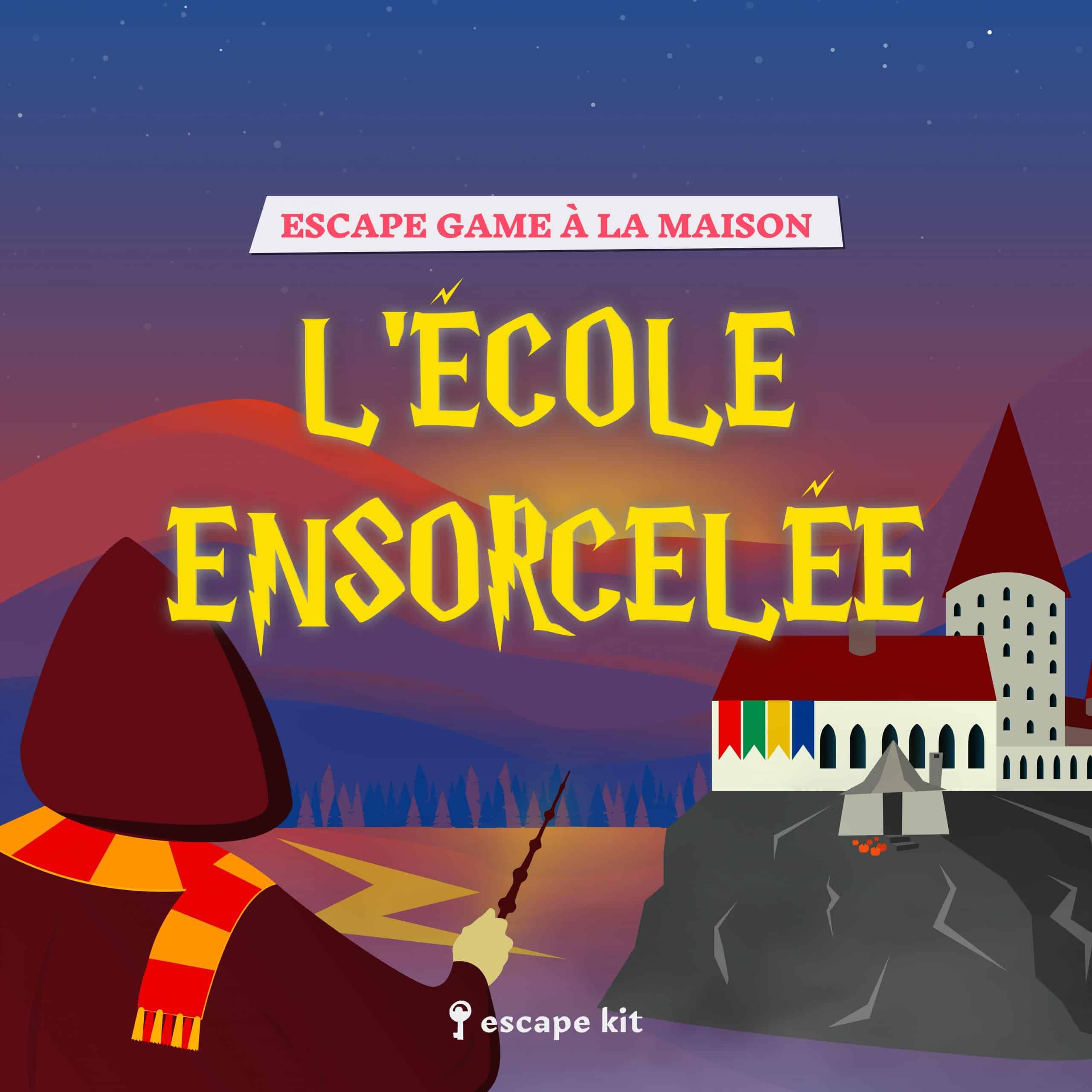 Escape Game Harry Potter - Ecole Ensorcelée - Escape Kit enfants