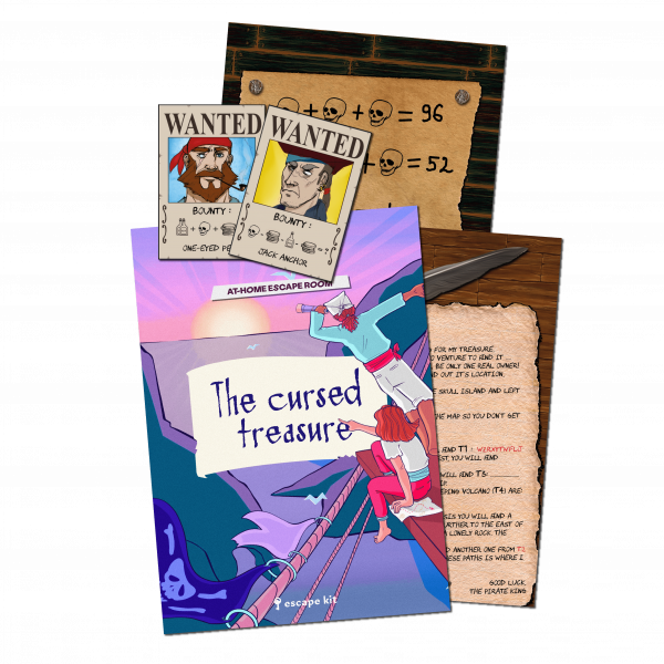 Pirate Escape Room – The cursed treasure – Escape Kit Kids