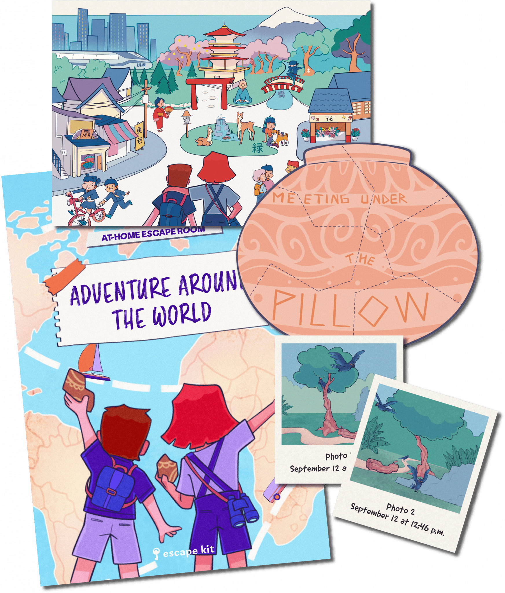 Escape Room for kids - Adventure around the world - Educational