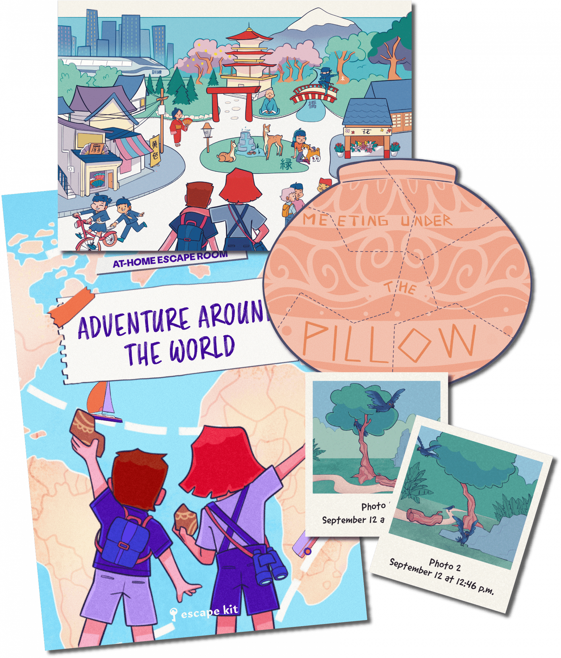 Escape Room for kids - Adventure around the world - Educational