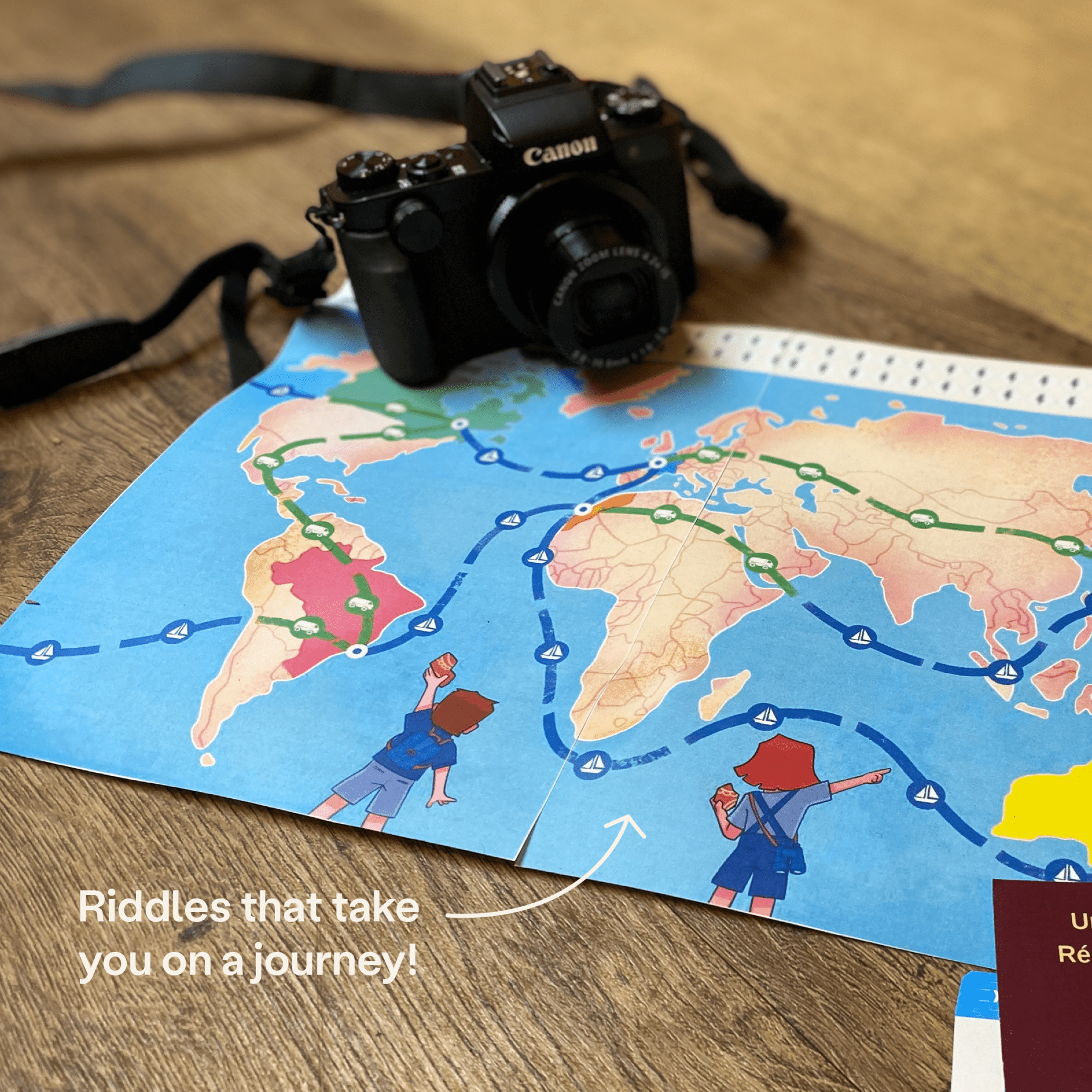 Escape Room for kids - Adventure around the world - Educational