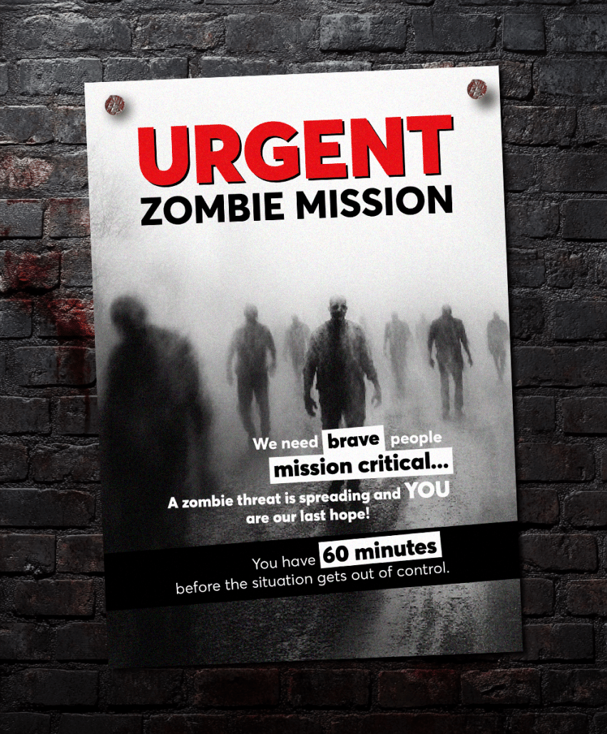 Escape Room Zombies - Mission Z: Zombie Emergency
