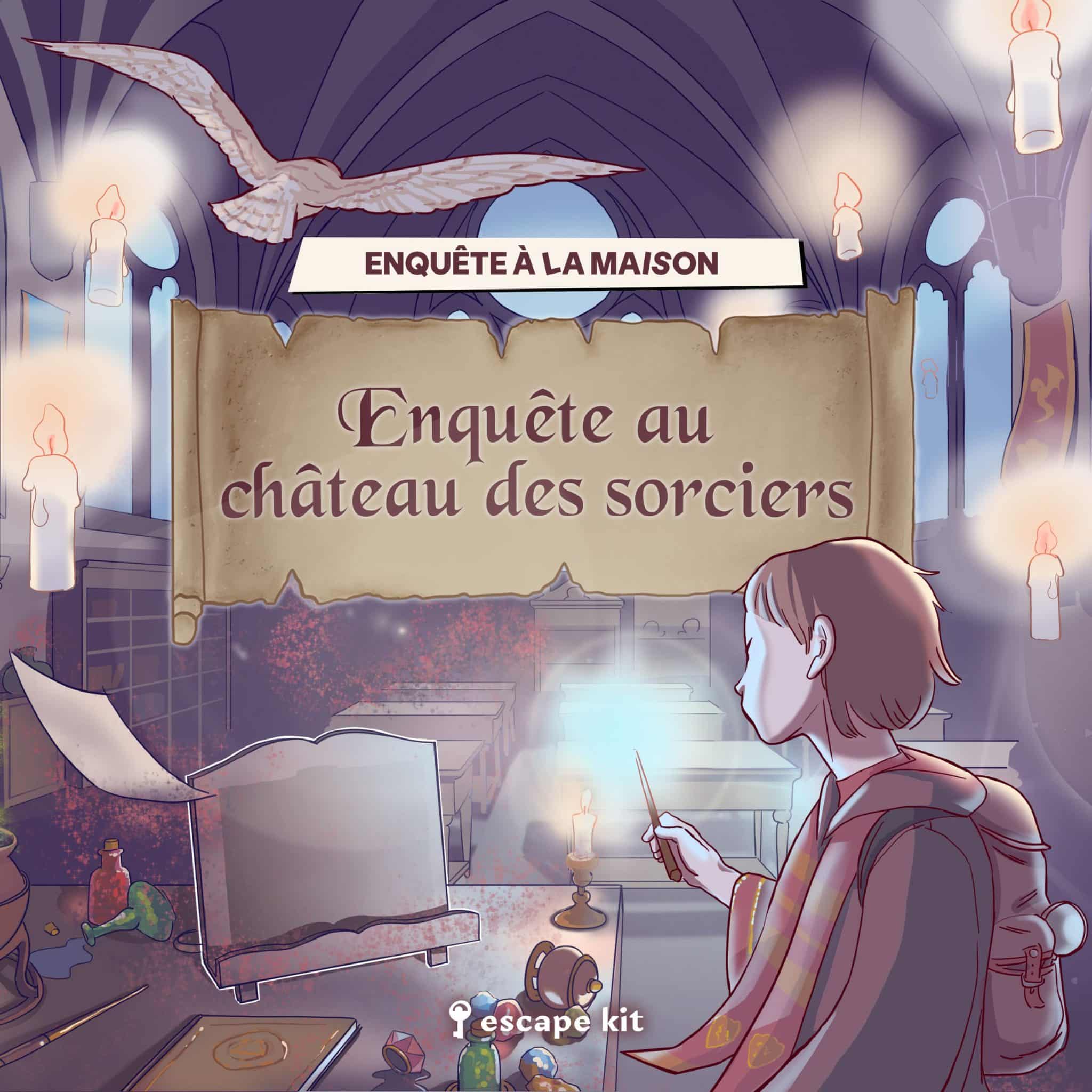Jeu Harry Potter - Enquête au château des sorciers - Escape Kit